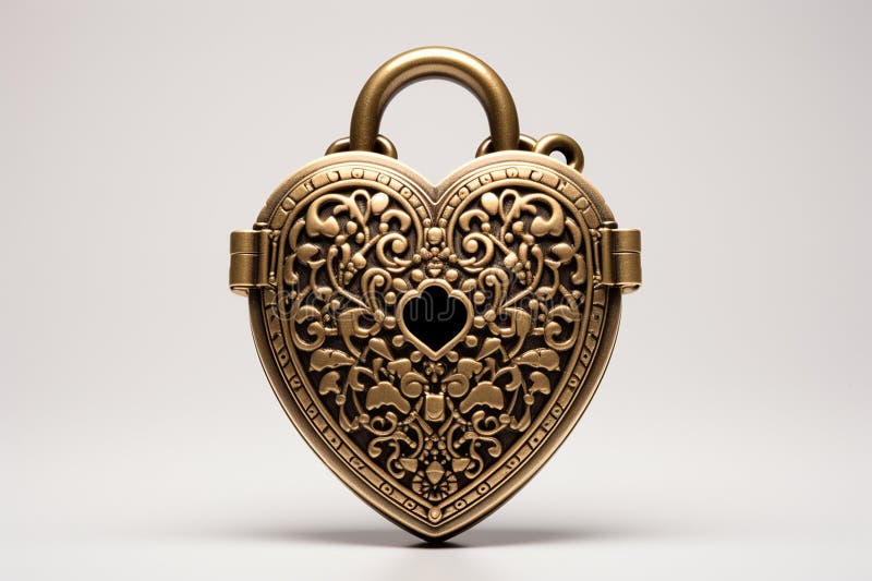 Antique Lock with Transparent Background. AI Stock Illustration ...