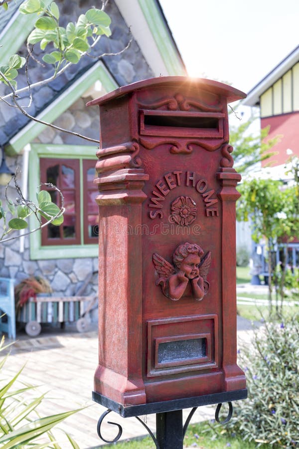 Antique mailbox stock image. Image of antique, mailbox - 45322057