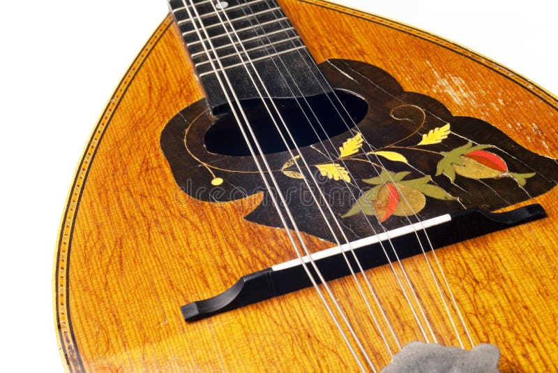 Old mandolin stock image. Image of worn, player, tune - 1389873