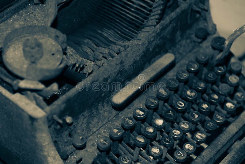 Antique manual typewriter stock image. Image of journalism - 84617835
