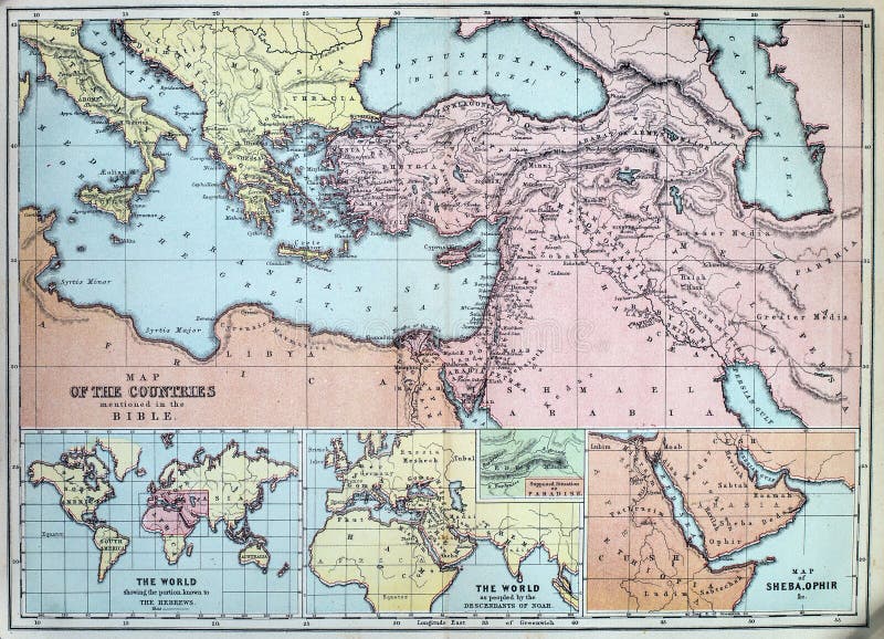 Roman Empire Map stock image. Image of book, bible, century - 18263899