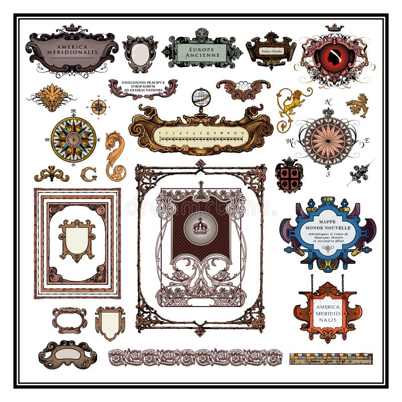 8+ Antique elements map Free Stock Photos - StockFreeImages