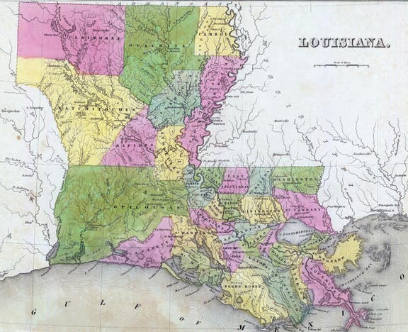 596 Map Louisiana Coast Stock Photos - Free & Royalty-Free Stock Photos ...