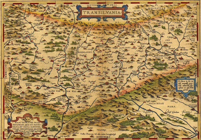 Transylvanian Alps Map