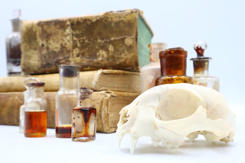Antique Medicine Bottles, 1800s Victorian Era Stock Photo - Image of ...