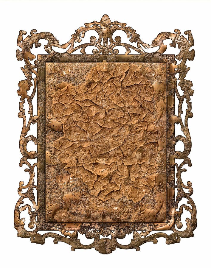 Antique metal frame stock photo. Image of ornamental - 41373694