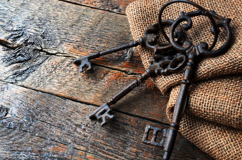Antique Metal Keys stock image. Image of aged, weathered - 83453649