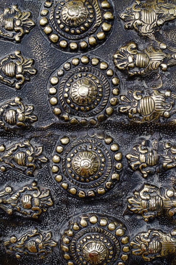 Antique metal decorations stock image. Image of retro - 30123091