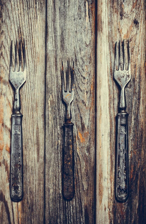 Rusty fork and knife stock photo. Image of rust, fork - 9218870
