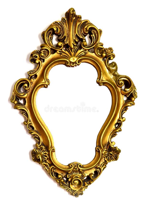 Antique mirror frame stock photo. Image of blank, frame - 158145766