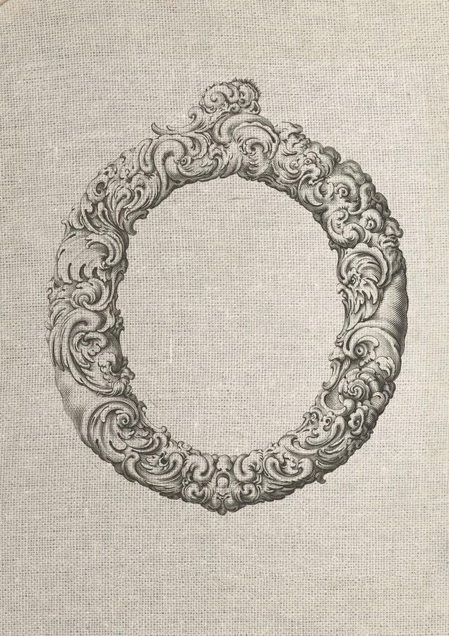 Antique Monogram Letter O stock illustration. Illustration of happy ...