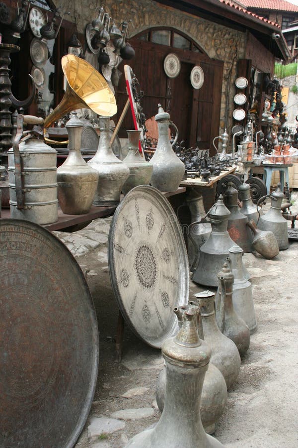Antique objects at shop stock image. Image of shop, decorative - 22359011