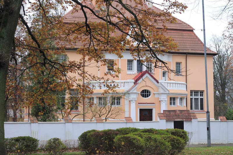 Antique Old Manor in East Prussia Stock Photo - Image of historical ...