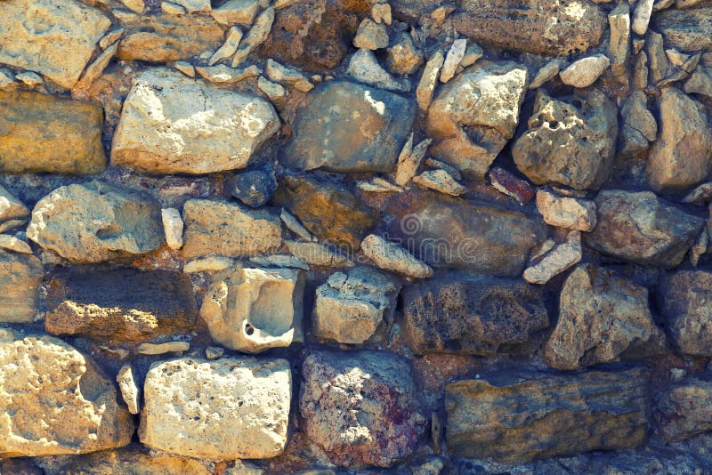 Antique Old Natural Stone Wall, Background, Texture or Pattern. Rustic ...