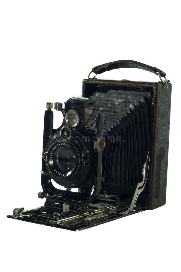 Antique Old photo Camera. stock photo. Image of camera - 26296976