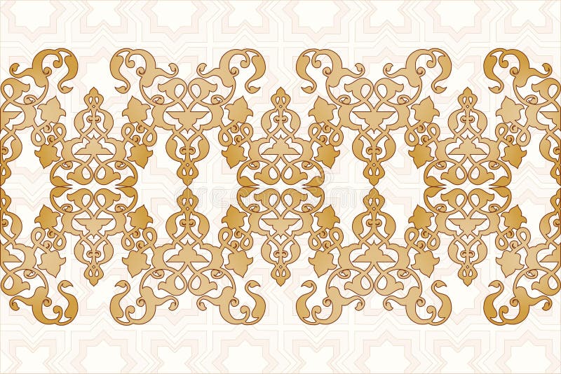 Antique Ottoman Borders and Frames Series Fifty Eight Stock Vector ...