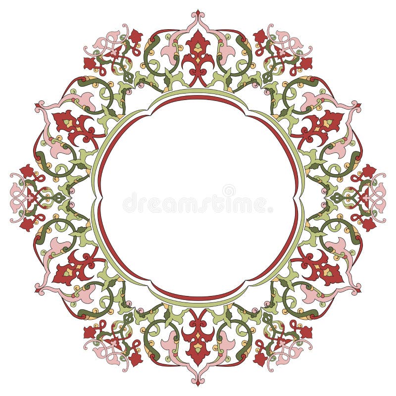 Antique Ottoman Turkish Pattern Vector Design Thirty Five Stock Vector ...