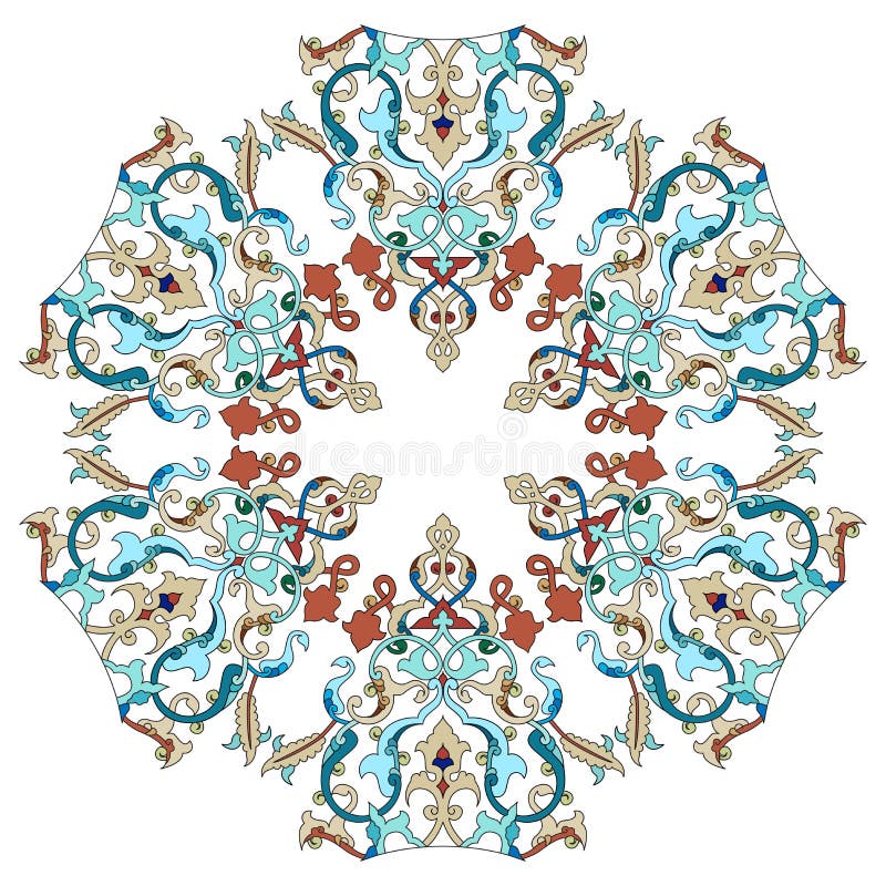 Antique Ottoman Turkish Pattern Vector Design Twenty Two Stock Vector ...