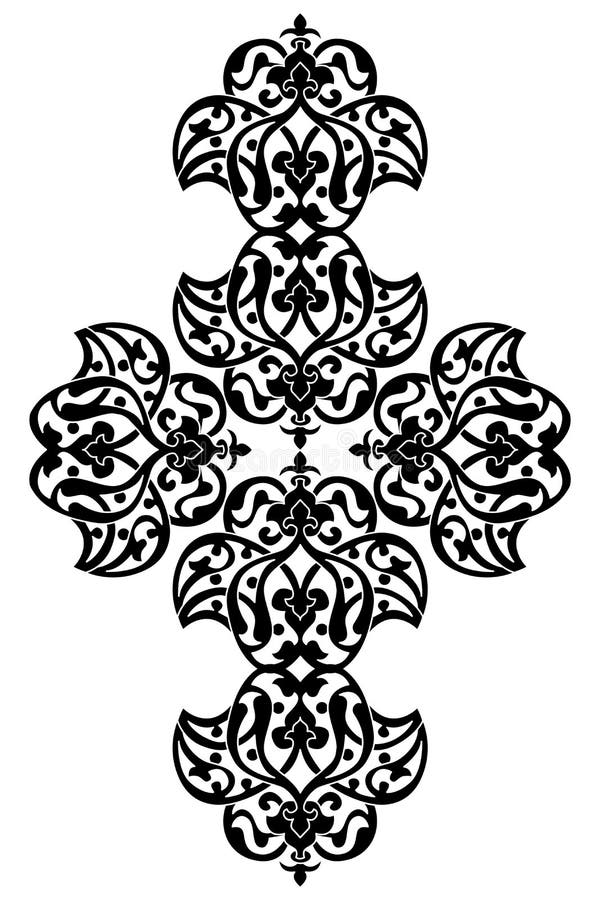 Antique Ottoman Turkish Vector Design One Stock Vector - Illustration ...
