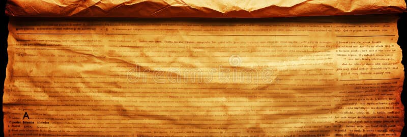 Antique Paper Scroll, an Aged Parchment Background Rich with History ...