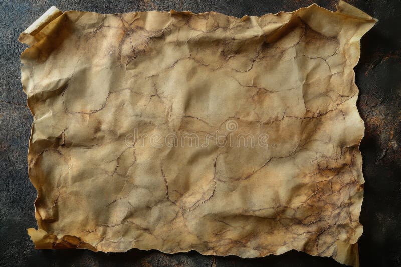 Antique Parchment Paper with Textured Surface Stock Illustration ...