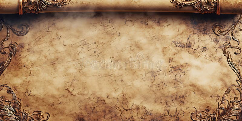 Antique Parchment Texture Grunge Background Image Stock Illustration ...