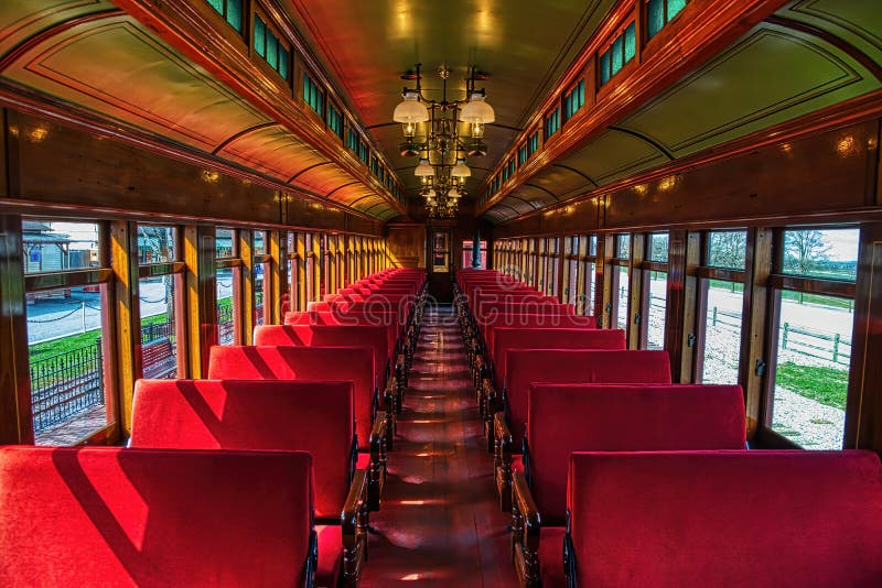 Steam Locomotive Passenger Train Inside