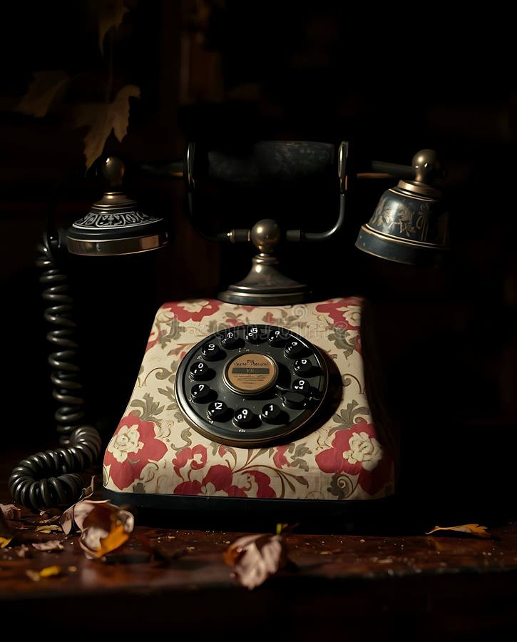Antique Phone, Used Vintage Phone from 1950s,Shiny Chrome Material ...