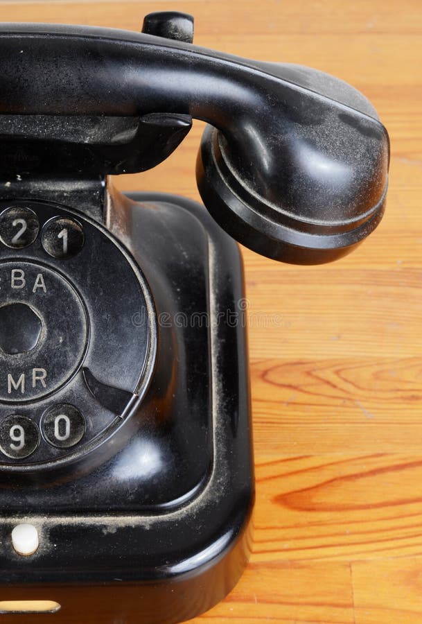 Rotary Dial on Old Telephone Stock Photo - Image of number, telephone ...