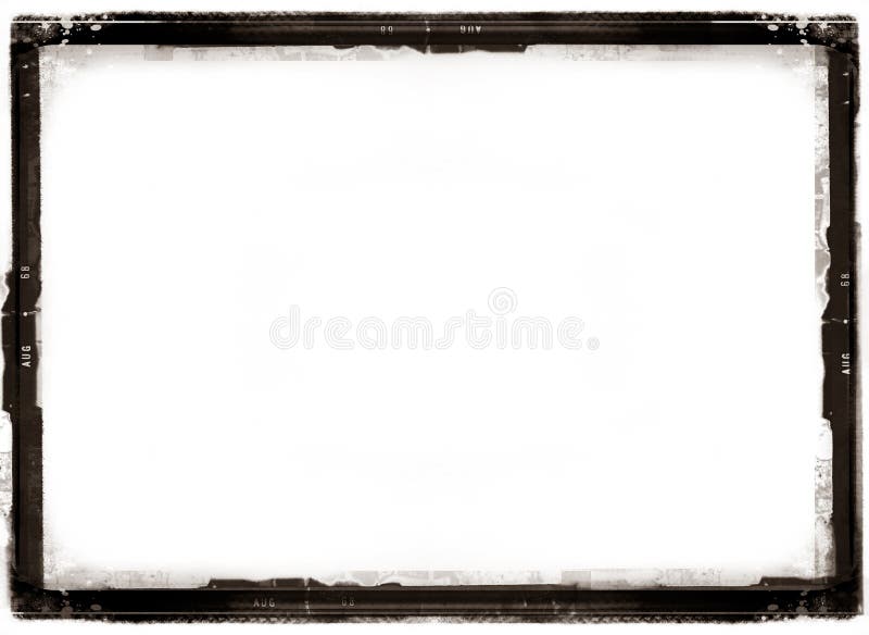 Antique photo border stock illustration. Illustration of black - 6617485