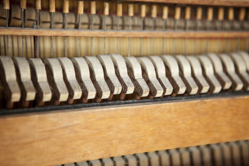 Antique Piano stock image. Image of wood, string, wooden - 23067255