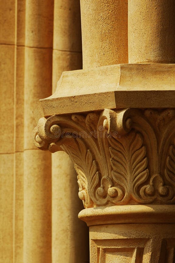 Antique Pillar Details stock image. Image of pillar, graphics - 6446617