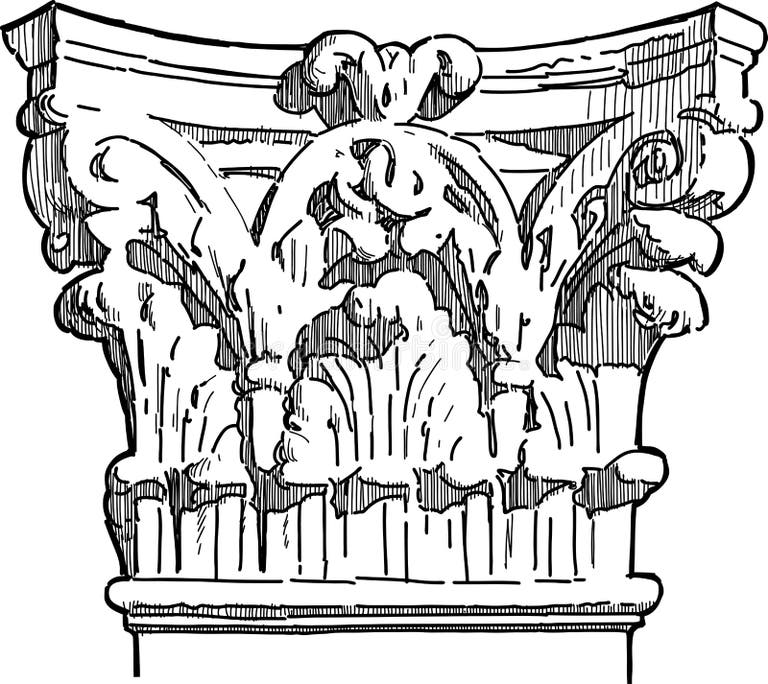 Pillar Drawing Stock Illustrations – 3,053 Pillar Drawing Stock ...