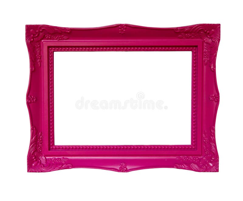 Antique pink frame stock image. Image of pink, paper - 81170061