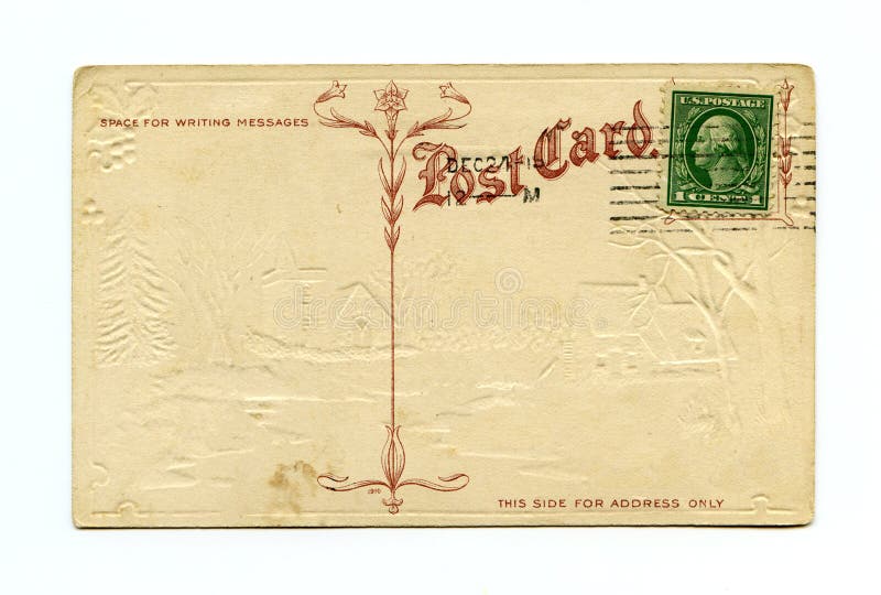 Vintage English Postcard (1908) Stock Photo - Image of england, mail ... Vintage English Postcard (1908) Stock Photo - Image of england, mail ...