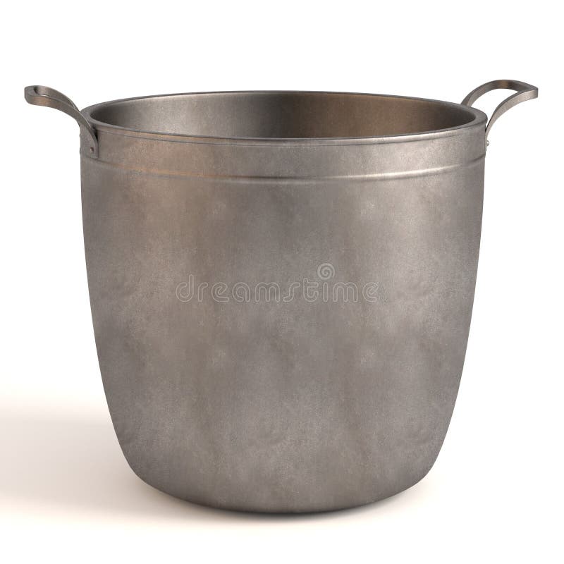 Antique pot - silver stock illustration. Illustration of copper - 31044221