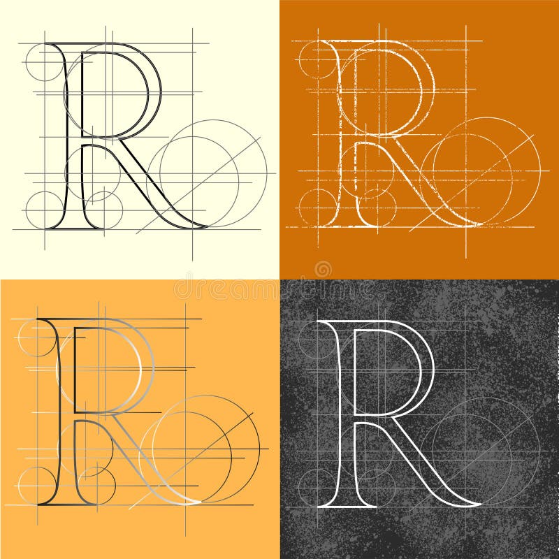 Antique.R stock vector. Illustration of font, antique - 30802245