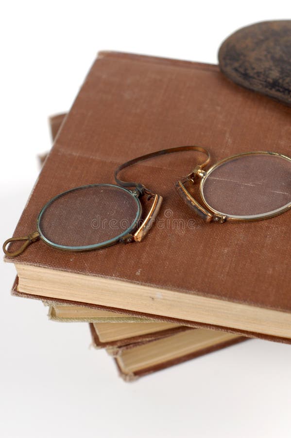 Antique Reading Glasses stock image. Image of reading - 2532823