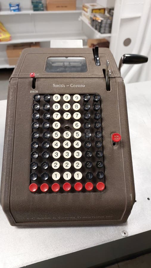 Antique receipt printer editorial stock image. Image of battle - 296891884