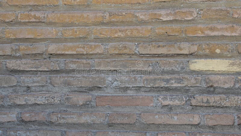 Antique Rectangular Brick Wall Texture Stock Image - Image of concrete ...