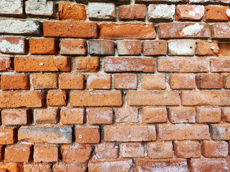 Antique Red Brick Wall Texture Stock Image - Image of antique ...
