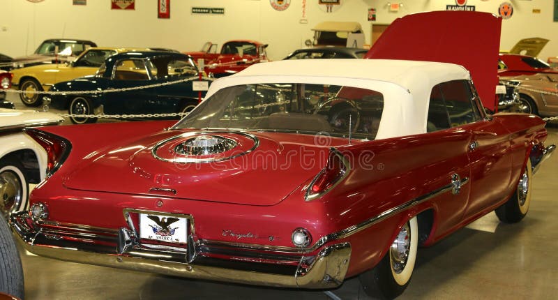 Antique Red Chrysler Convertible Editorial Photo - Image of chrysler ...