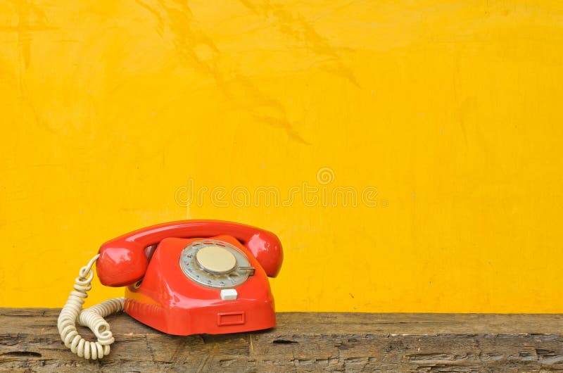Antique red phone stock photo. Image of object, button - 24824734