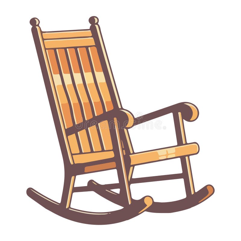 Child Rocking Chair Stock Illustrations – 1,384 Child Rocking Chair ...