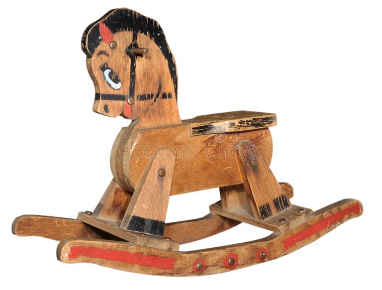 Antique Rocking Horse stock photo. Image of distressed - 22713452