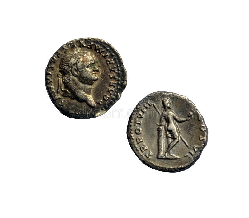 Antique Roman coin stock image. Image of money, collector - 38827385