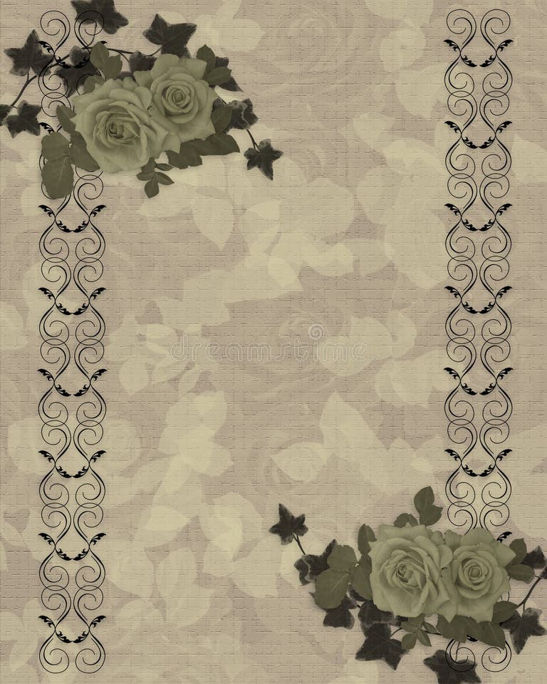 Antique Roses Border Stock Illustrations – 2,891 Antique Roses Border ...