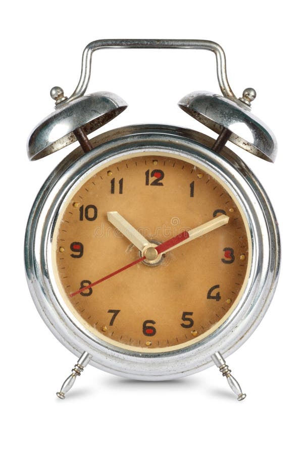 Antique Rusted Metal Wall Clock Stock Photo - Image of numerals, tower ...