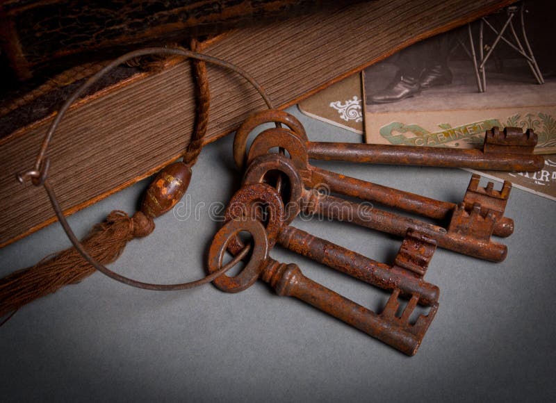 Antique rustic key set stock photo. Image of magic, antiques - 26952006
