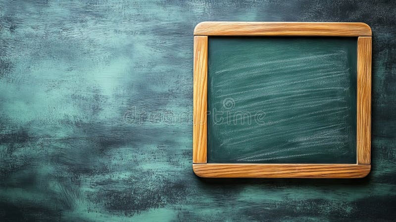 Antique Rustic Wood Chalkboard or Blackboard Frame with Blank Space for ...